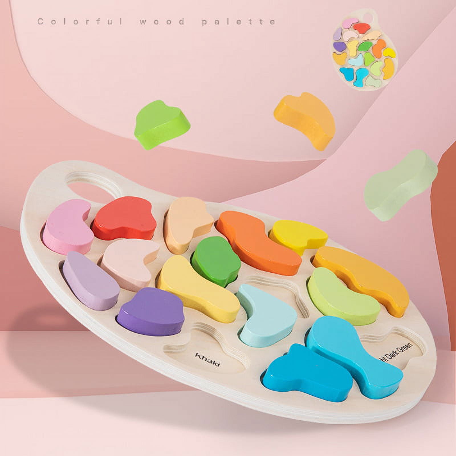 Alphabet Matching Toy - Cognitive Educational Wooden 3D Alphabet Number ...