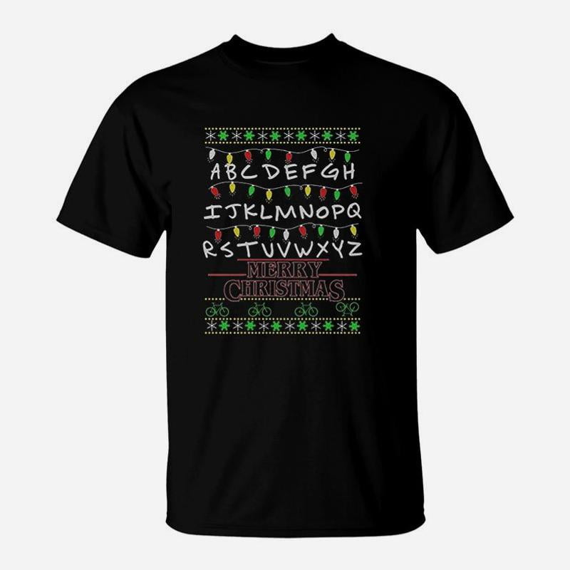 Alphabet Merry Christmas TShirt - Walmart.com