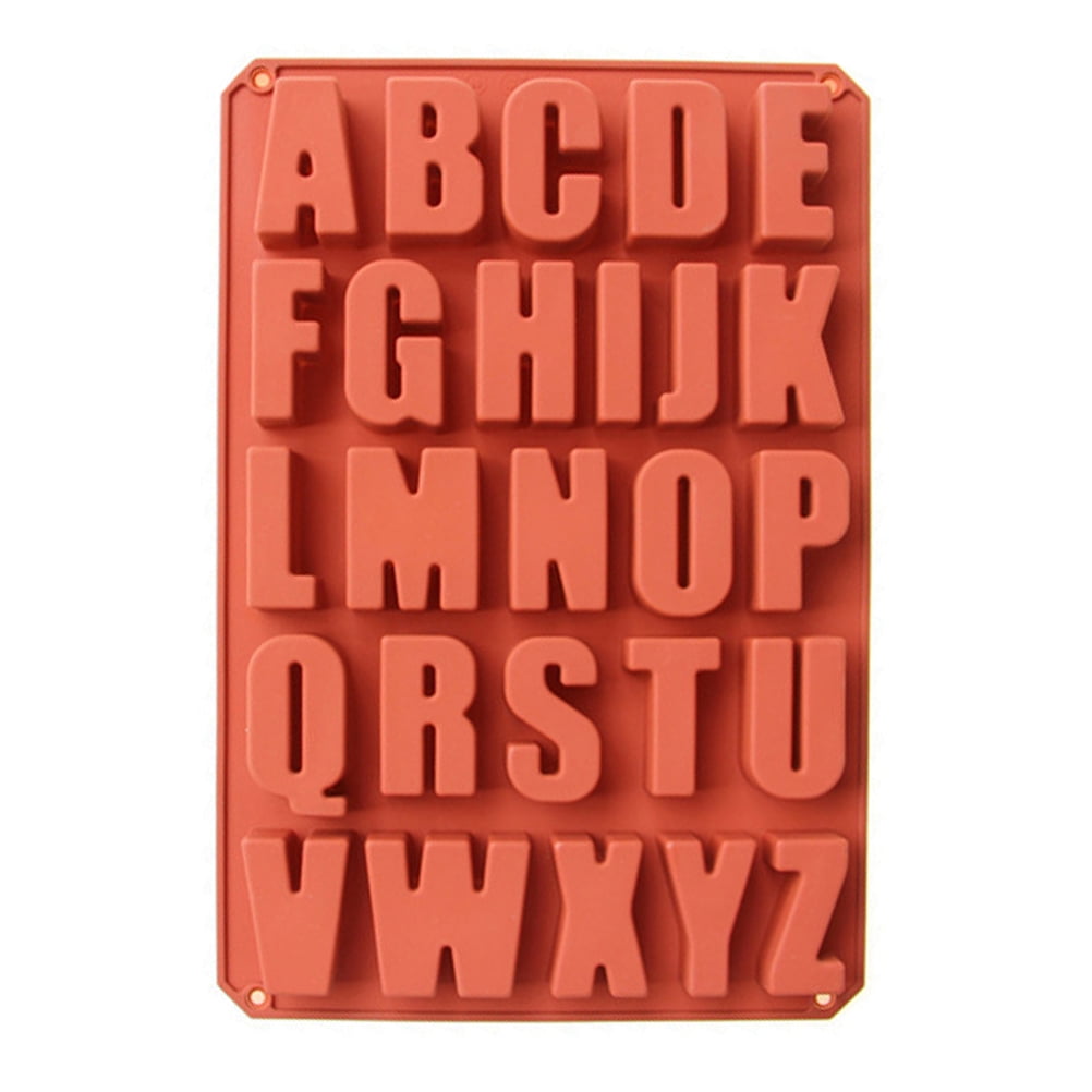 Alphabet Mold Silicone Alphabet Mold with Light Base Stand Creative ...