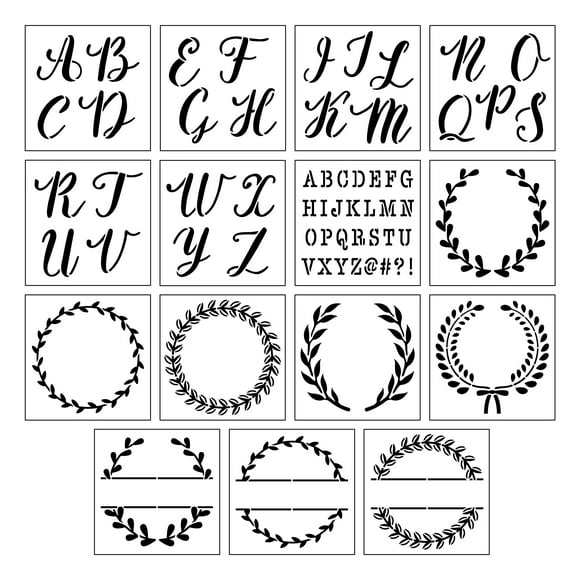 12 Inch Letter Stencils