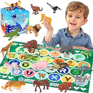 Alphabet Mystery Box for Kids - Alphabet Learning Toy with 26 PCS ...