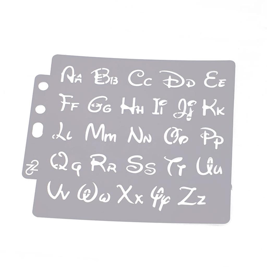 Letter Stencils Template Painting Scrapbooking Embossing Stamping Album ...