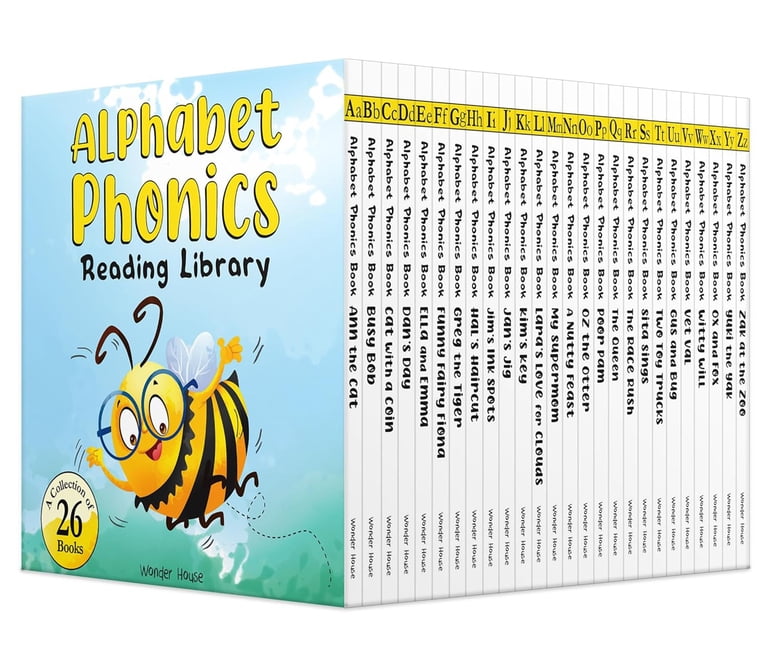 Alphabet Phonics - Reading Library for Children (Boxset of 26 Books ...