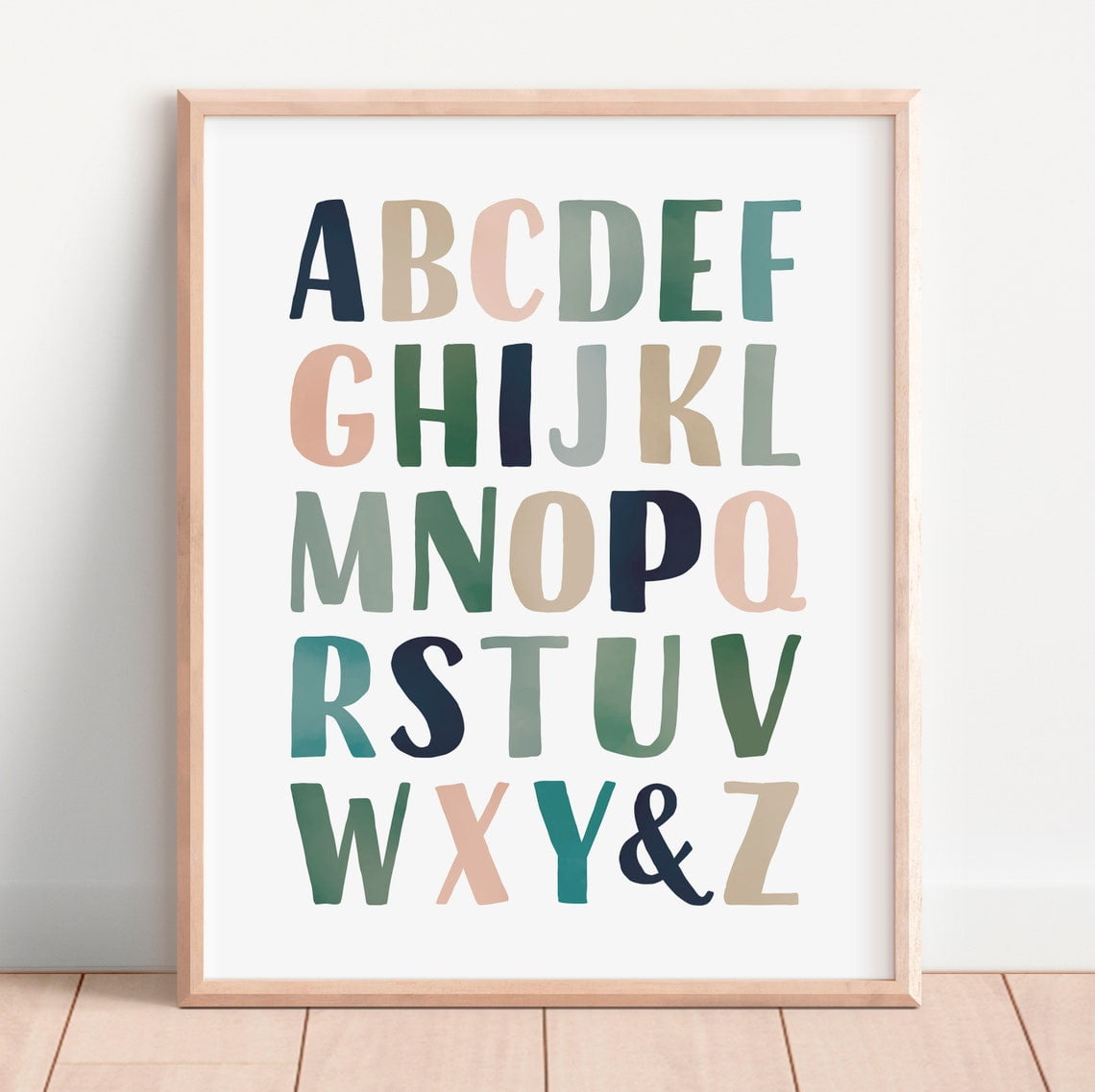 Alphabet Poster, Abc Poster, Educational Posters, Abc Print, Classroom ...