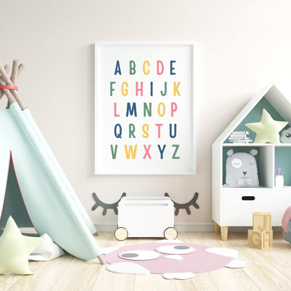 Alphabet Poster Classroom Posters Alphabet Print Preschool Decor ...