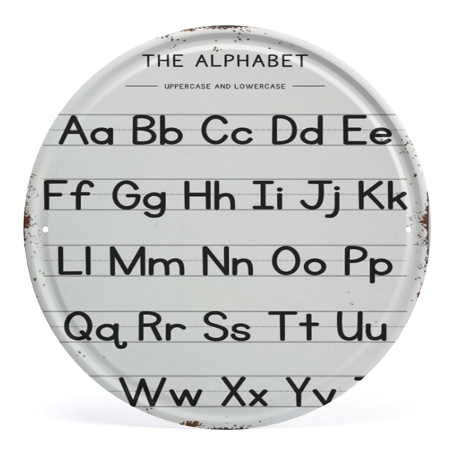 Alphabet Poster Handwriting Chart Print Educational Wall Art Homeschool ...