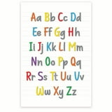 Alphabet Poster - Learning The Alphabet with Capitals and Lowercase ...