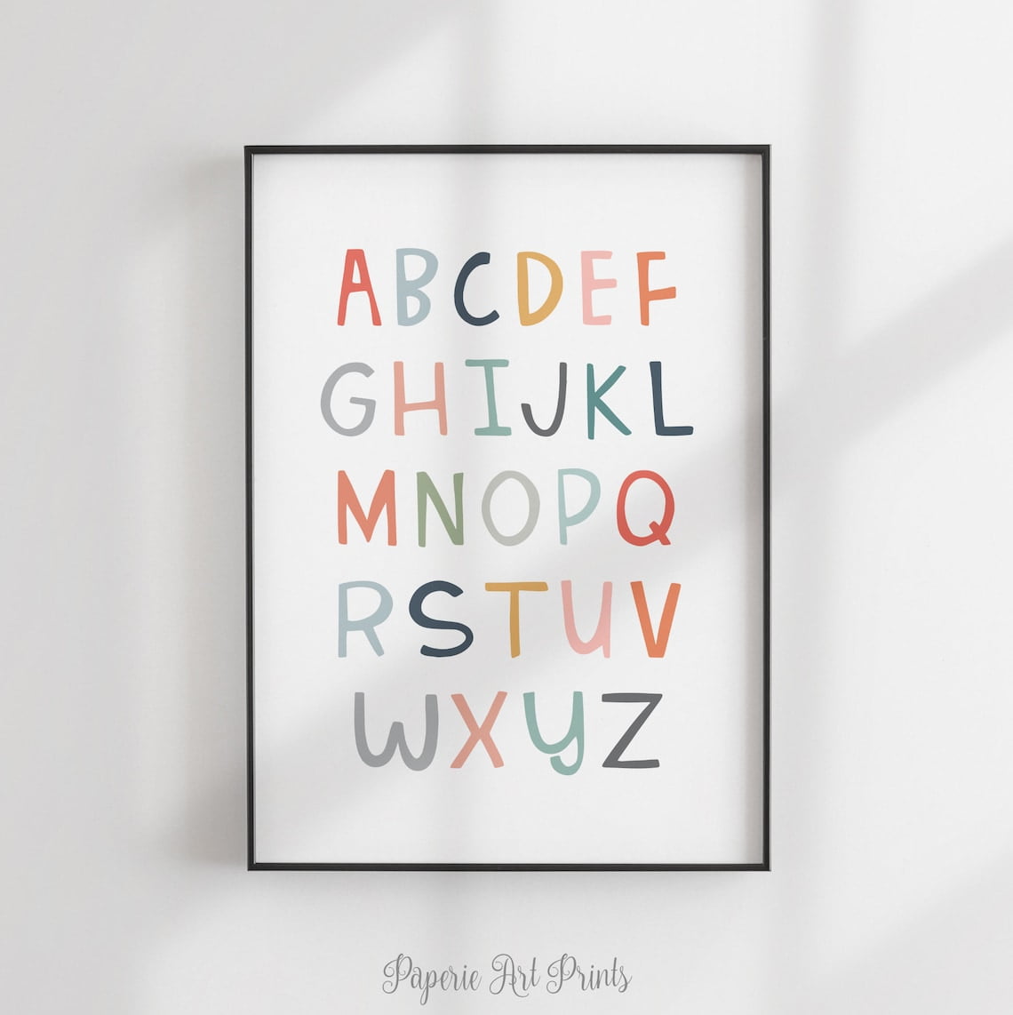 Alphabet Print, Abc Art, Wall Art, Nursery Decor, Nursery Wall Art ...