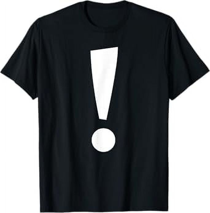 Alphabet Punctuation ! Shirt, Exclamation Mark Shirt T-Shirt - Walmart.com