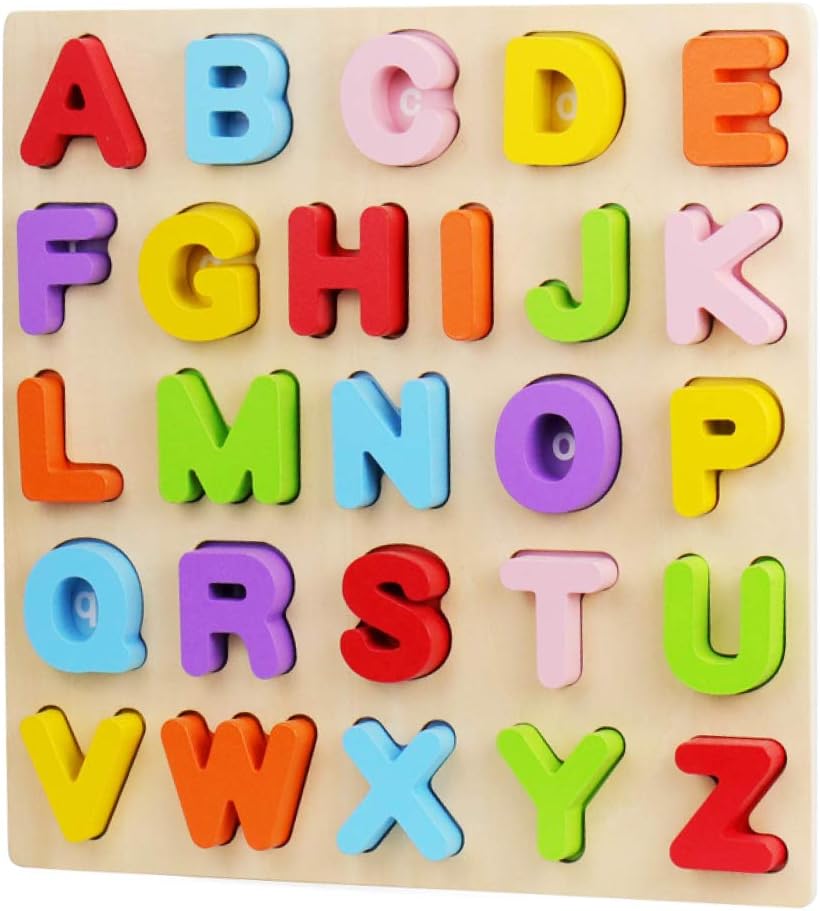 Alphabet Puzzle, ABC Letter Puzzles for Toddlers1 2 3 Years Old ...