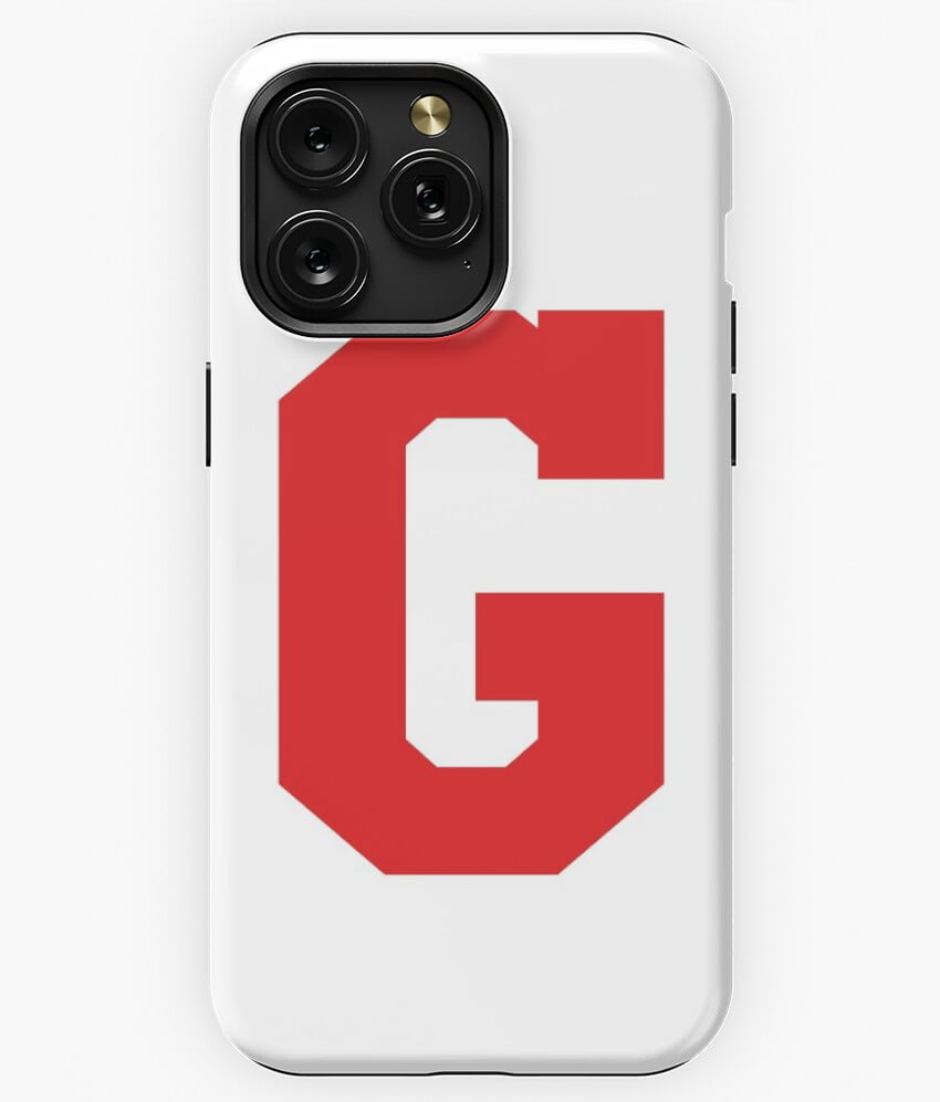 Alphabet Red G Sports Letter G G3615 Phone Case for iPhone17 16 15 14 ...