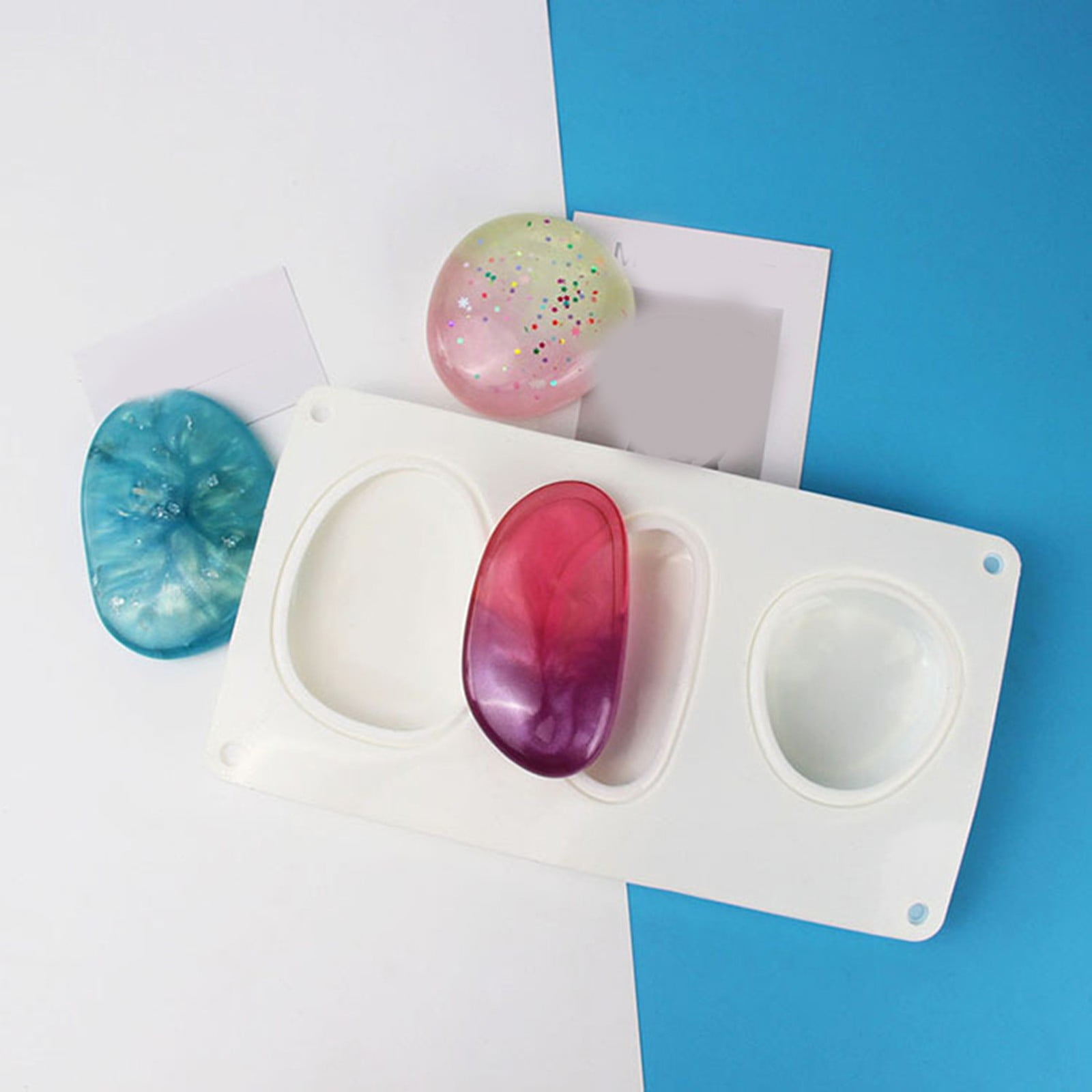 Alphabet Resin Silicone Molds Letter Number Pineapple Molds for Resin ...