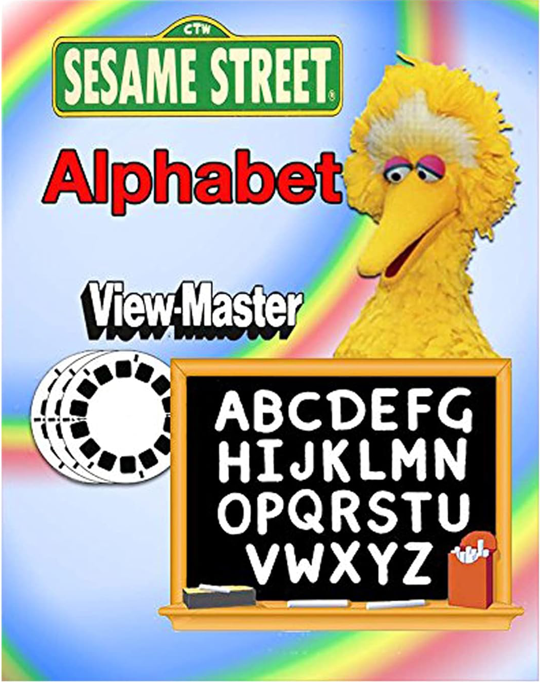 Alphabet - Sesame - ViewMaster - 3 reels with 21 3D images - Grover ...