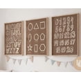 Alphabet, Shapes & Numbers Nursery Poster Set, Poster Only - Walmart.com