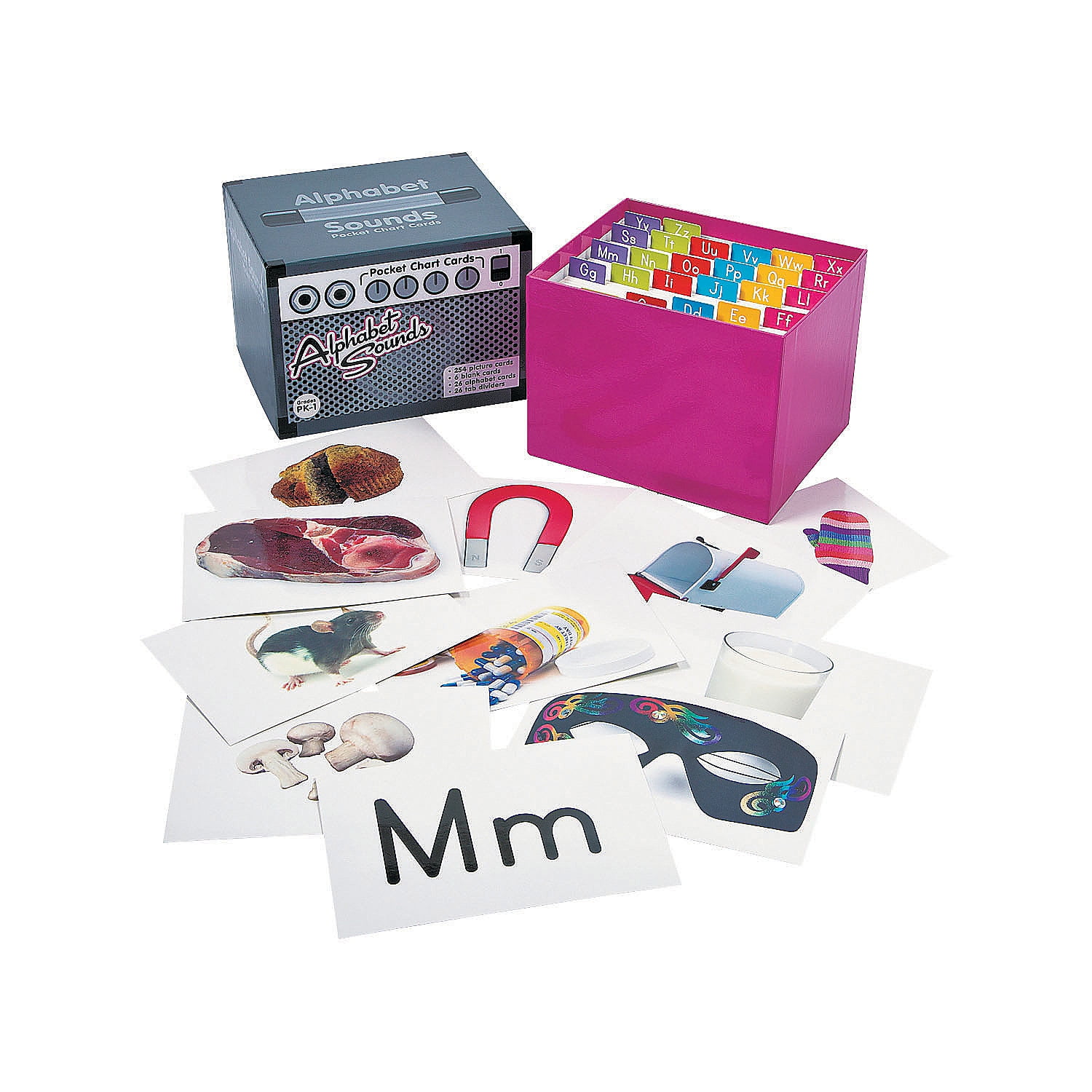 Alphabet Sound Pocket Chart Card Set - Educational - 313 Pieces ...