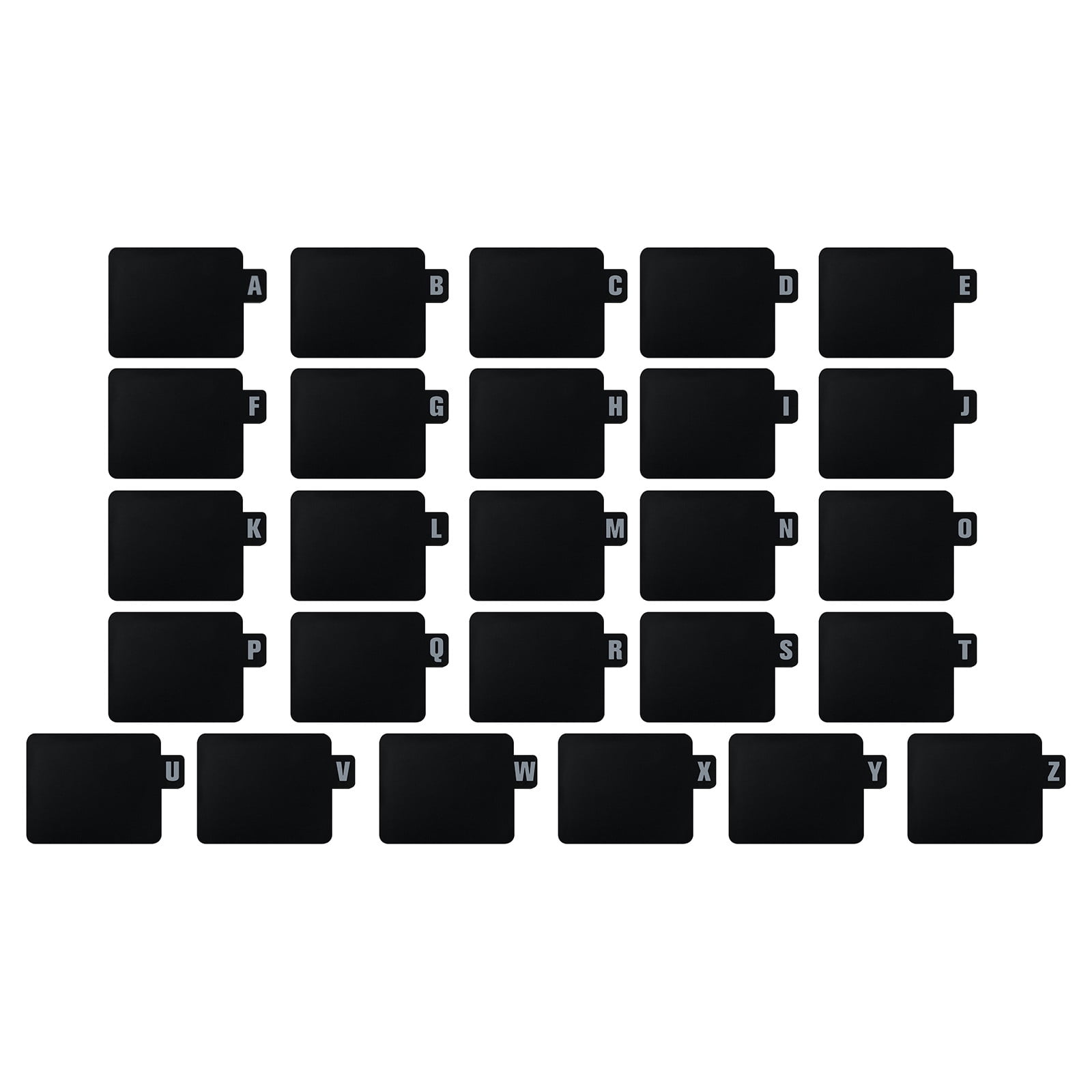 Alphabet Splitter A-Z File Splitter Album Labels Storage Shelf Records ...