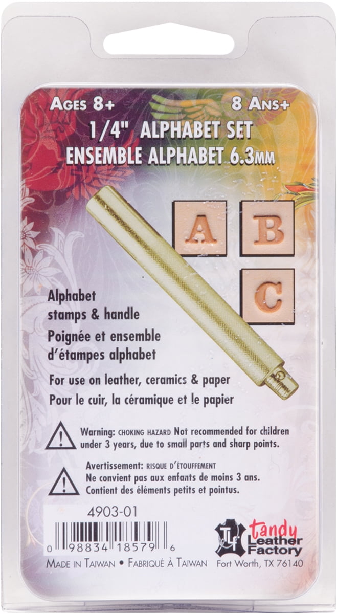 Alphabet Stamp Set-Elegant .25" - Walmart.com