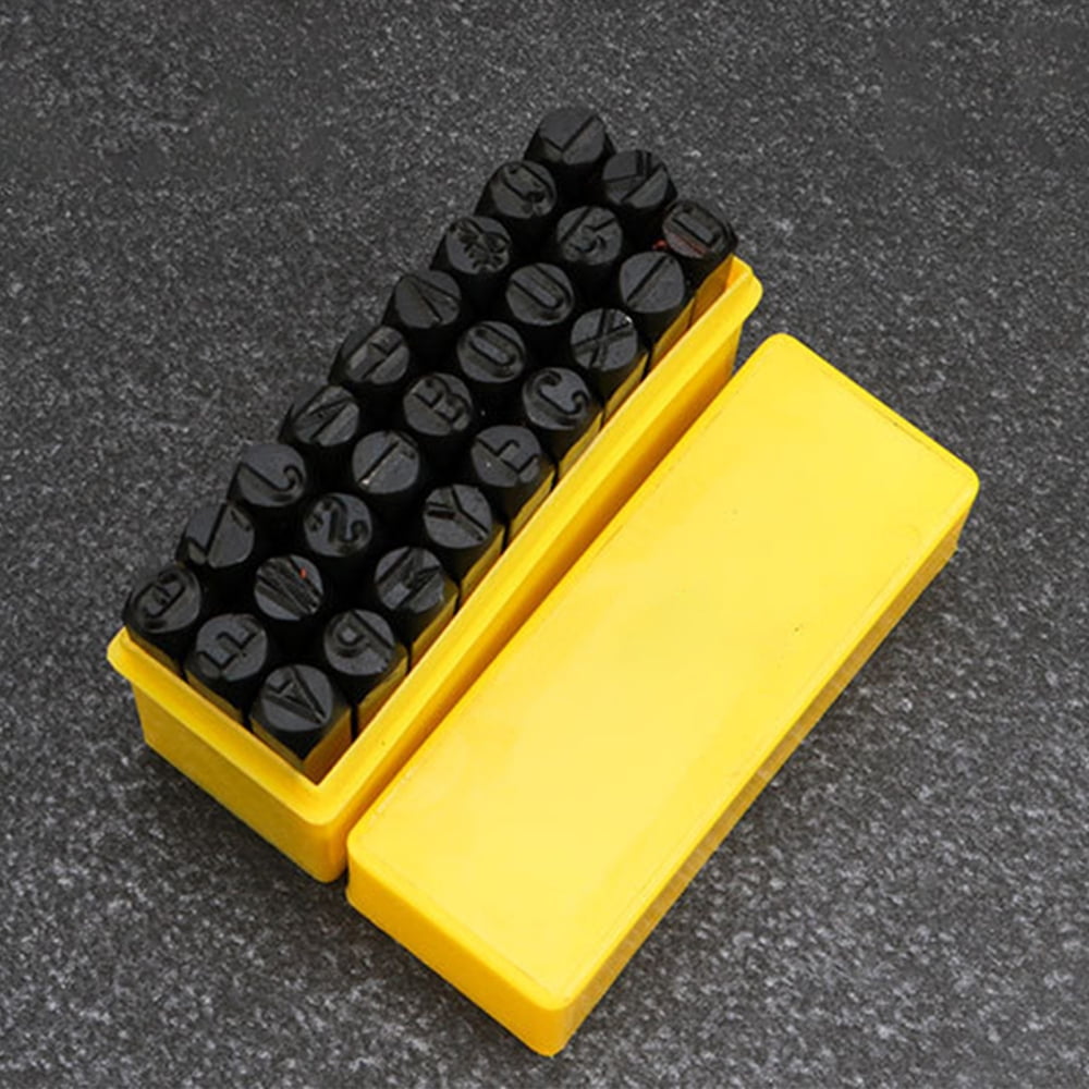 Alphabet Stamping Punch Steel Tool Metal Symbols Steel Embossing Gold ...