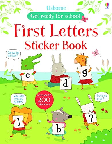 Pre-Owned Alphabet Sticker Book (Get Ready for School Sticker Books ...