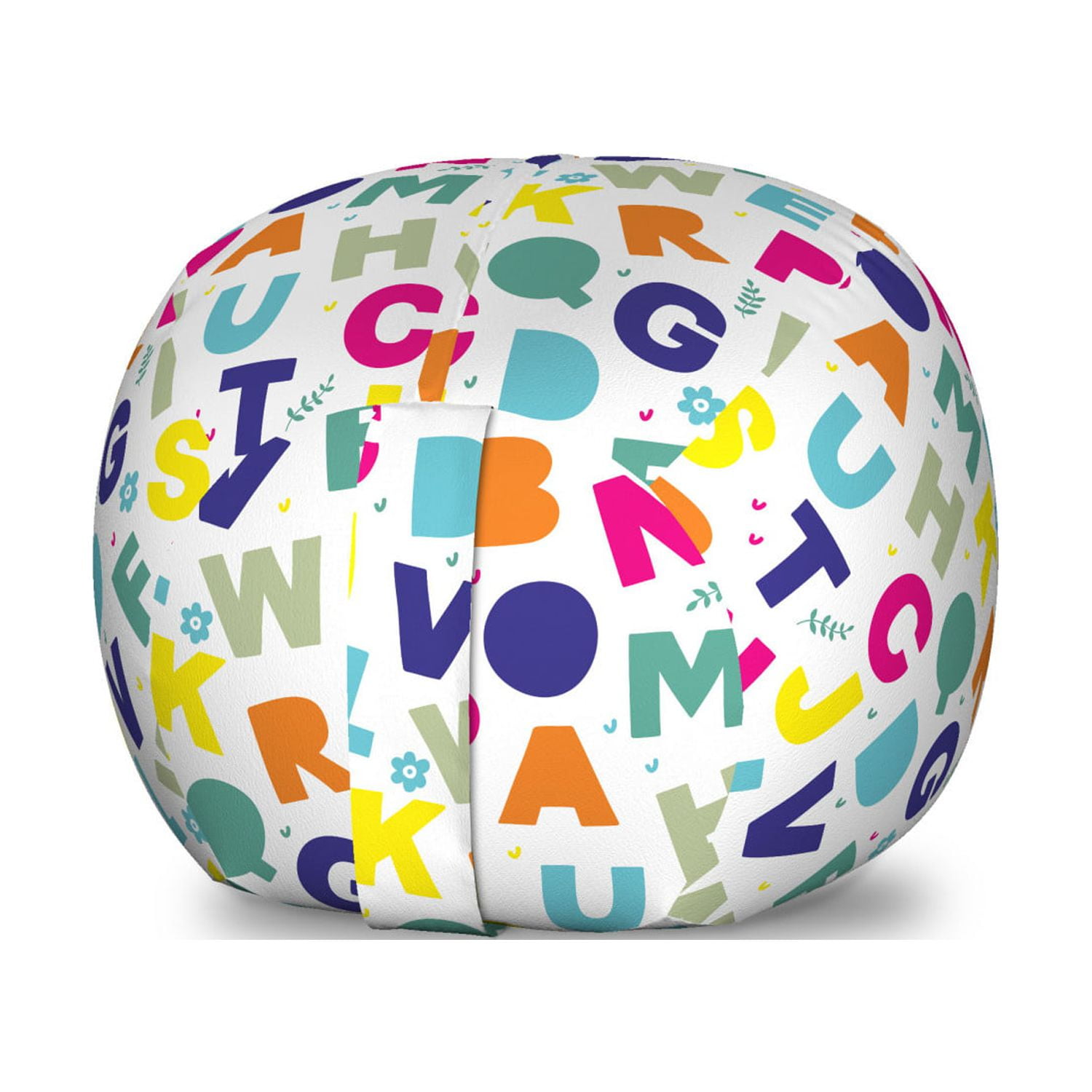 Alphabet Storage Toy Bag Chair, Asymmetric Repetition of Simple ...