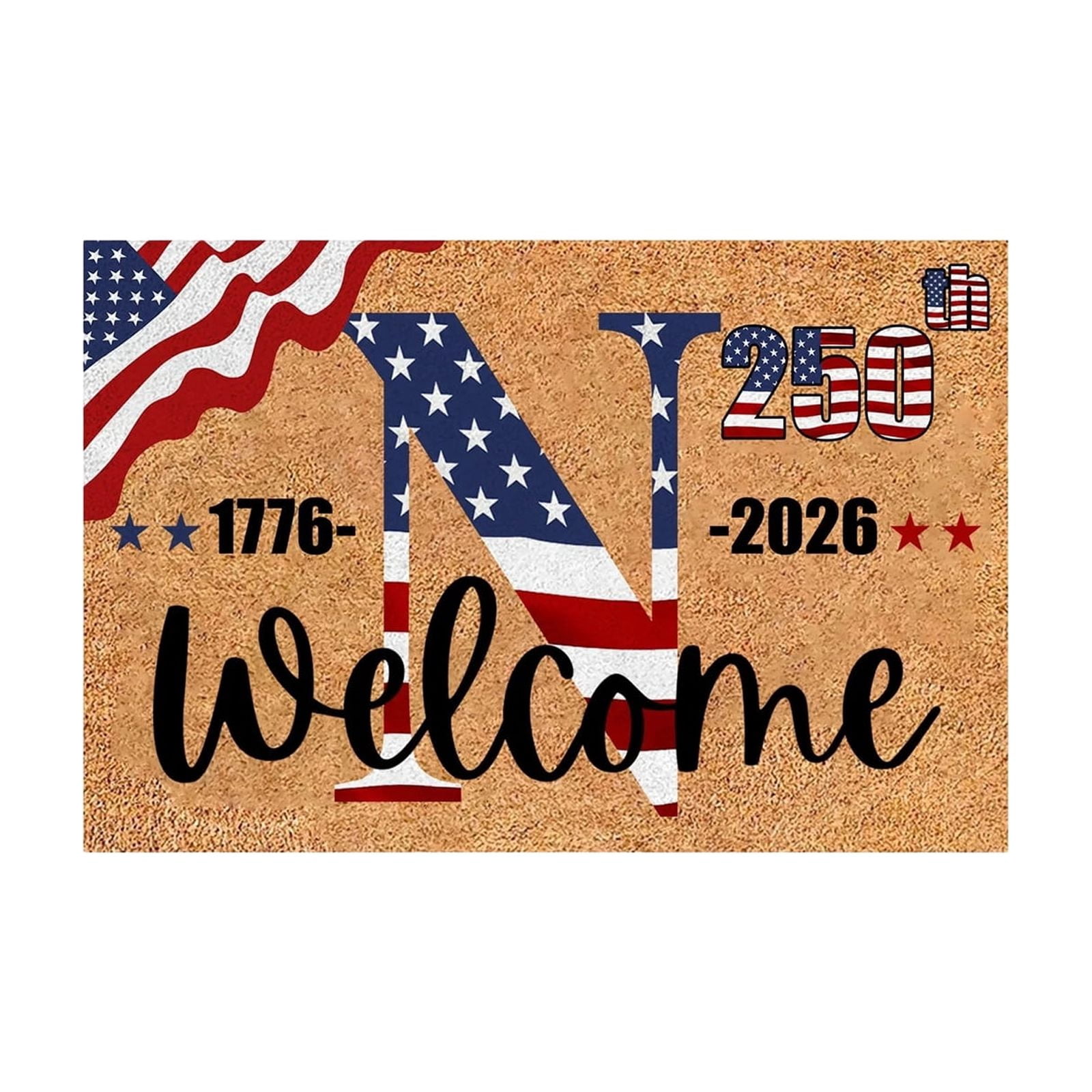 Alphabet Surname U.S. Bicentennial Commemorative Rug (1776–2026 ...