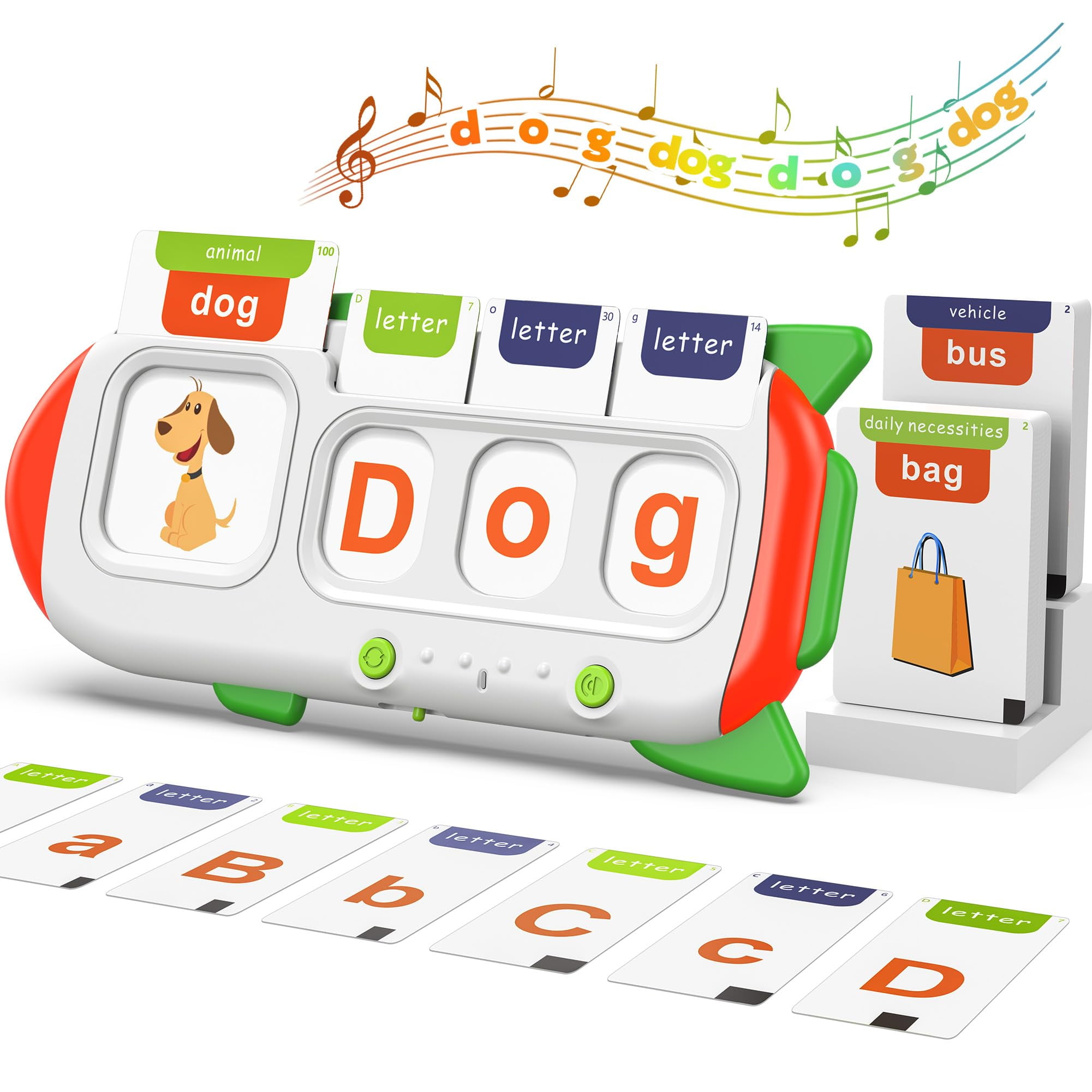 Alphabet Talking Flash Cards MMF7 for Kids 3+ Years Old, Spelling Games ...