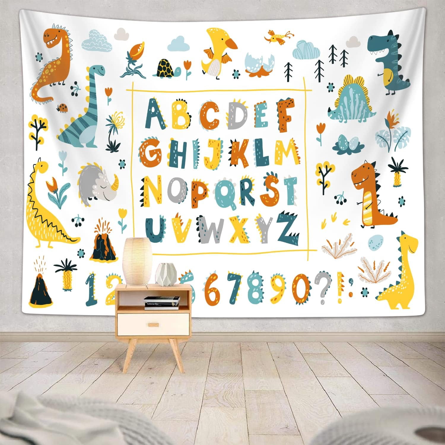 Alphabet Tapestry for Kids Boys Girls Bedroom, ABC Learning for ...