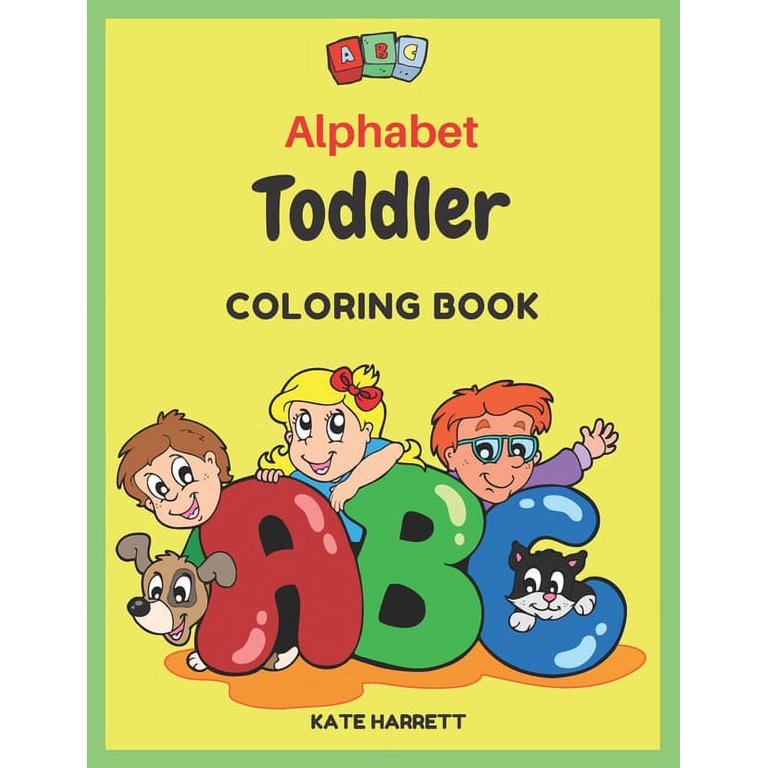alphabet boy coloring page colored