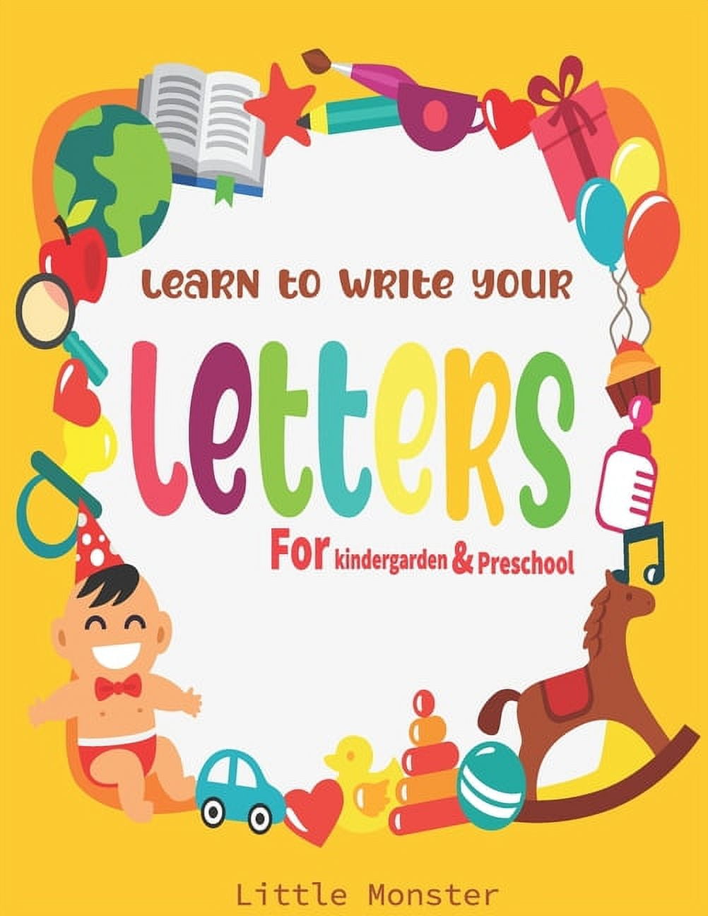 Alphabet Trace the Letters: The Big Book of Letter Tracing Practice for ...