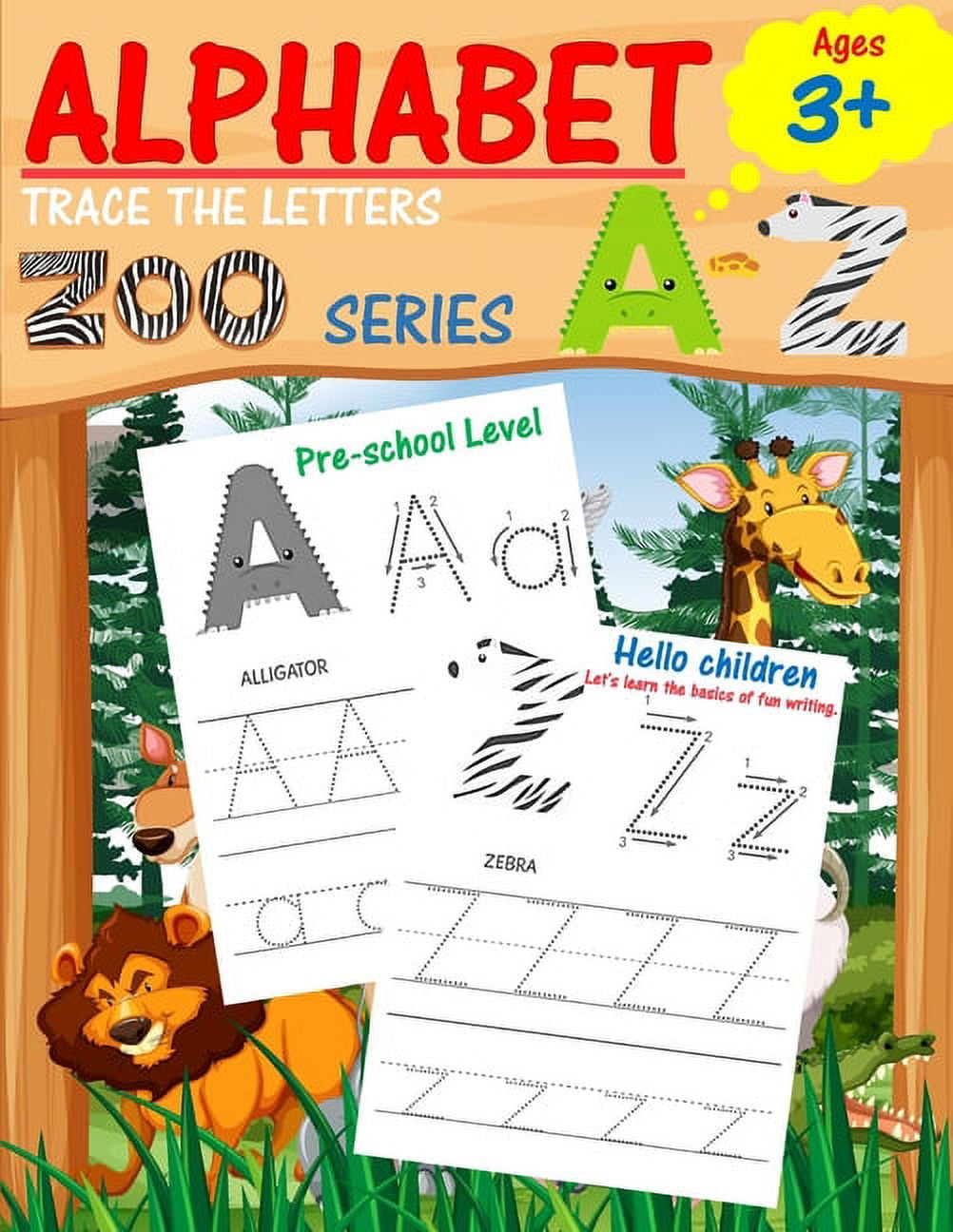Alphabet Trace the Letters: Preschool writing Workbook with Sight words ...