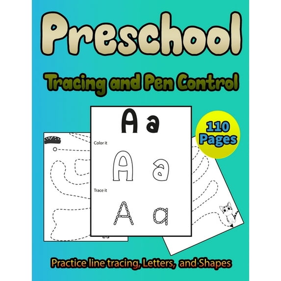 Alphabet Tracing Book: Learning - Tracing - Coloring Book, (Paperback ...