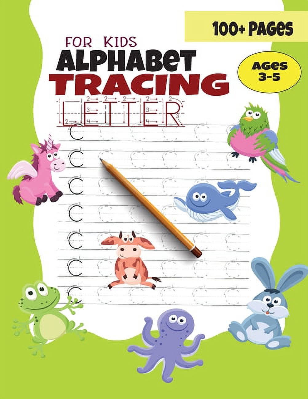 Alphabet Tracing Letter For Kids: Preschool writing Workbook - ABC ...