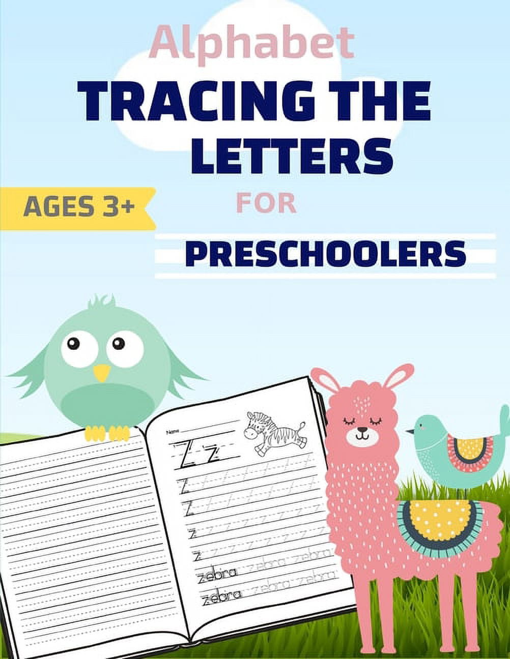 Alphabet: : Tracing The Letters: Tracing Book for Kids Ages 3-5 ...