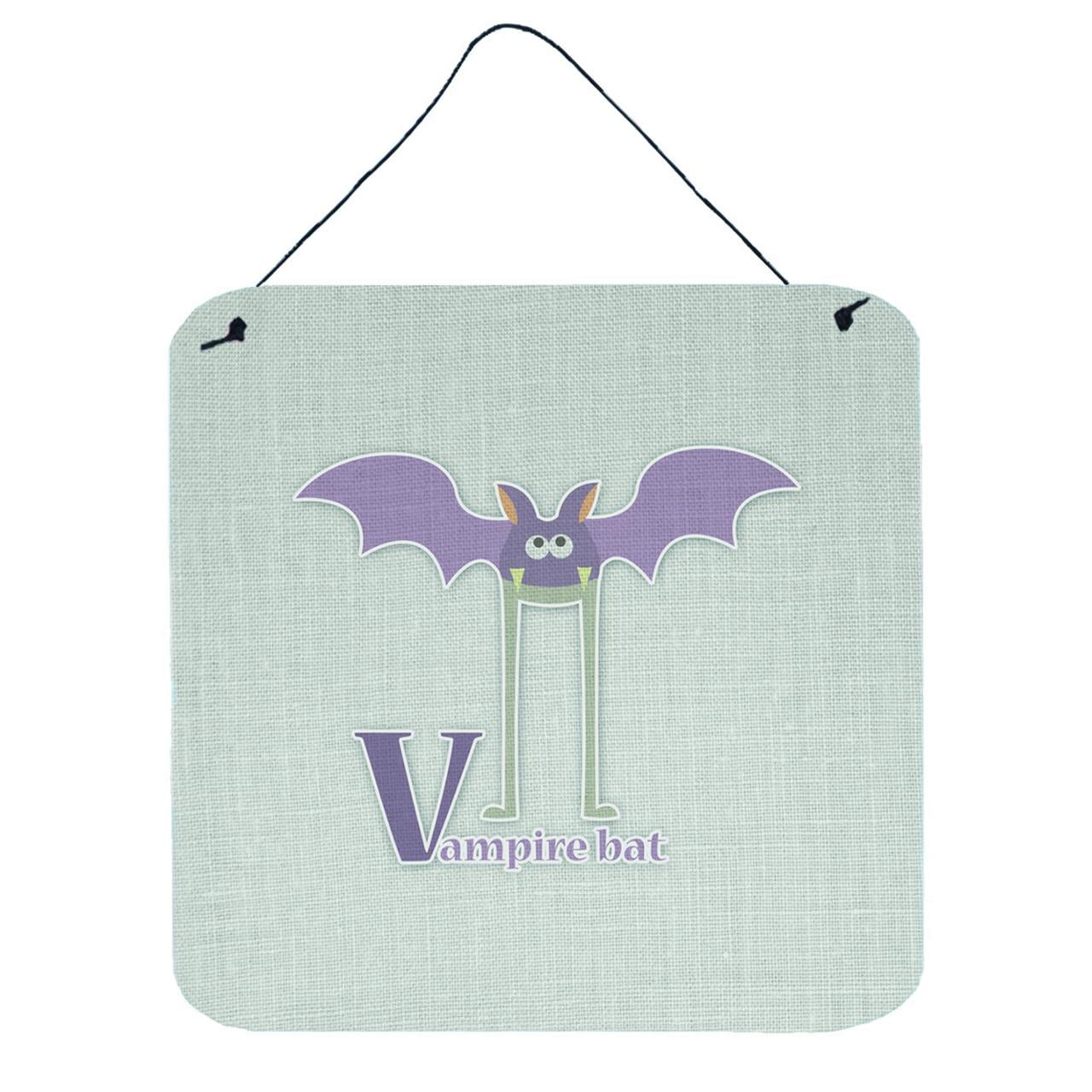 Alphabet V for Vampire Bat Wall or Door Hanging Prints - Walmart.com