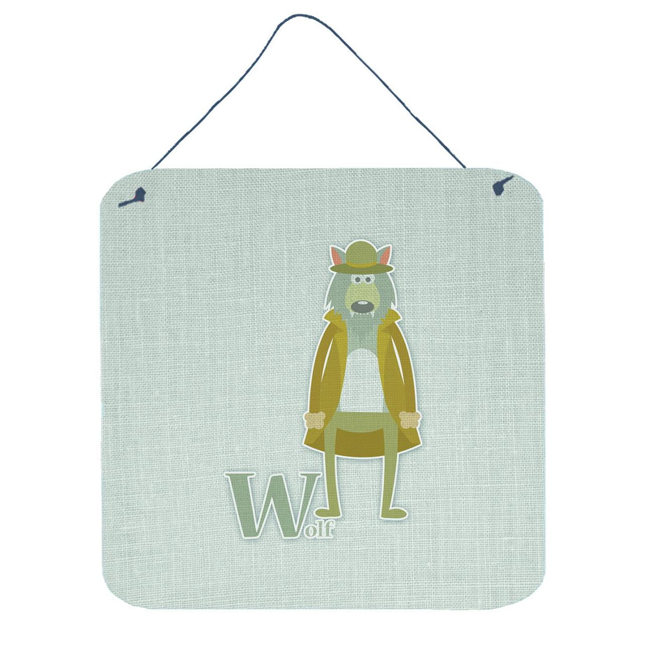 Alphabet W for Wolf Wall or Door Hanging Prints - Walmart.com