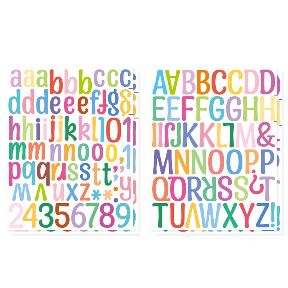 Alphabet Wall Stickers 2-Inch Number Markers Classroom Home Decoration ...
