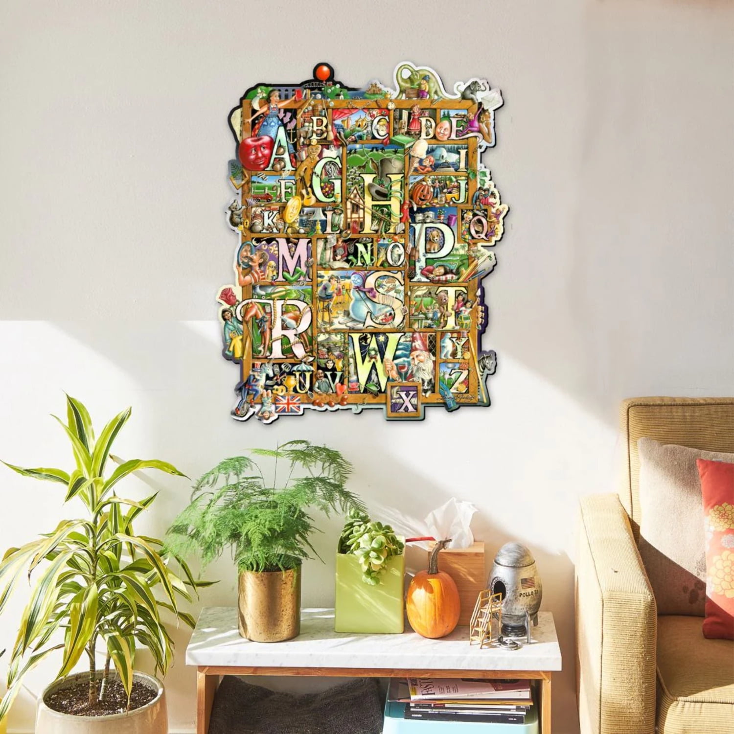 Alphabet Whimsical Wall Art by Laura Seeley | Love Family Kids D cor ...