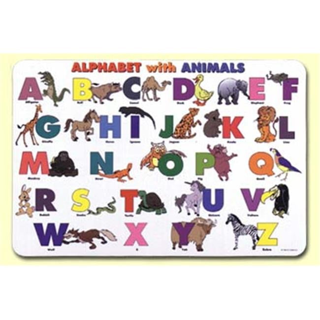 Alphabet With Animals Placemat - Walmart.com