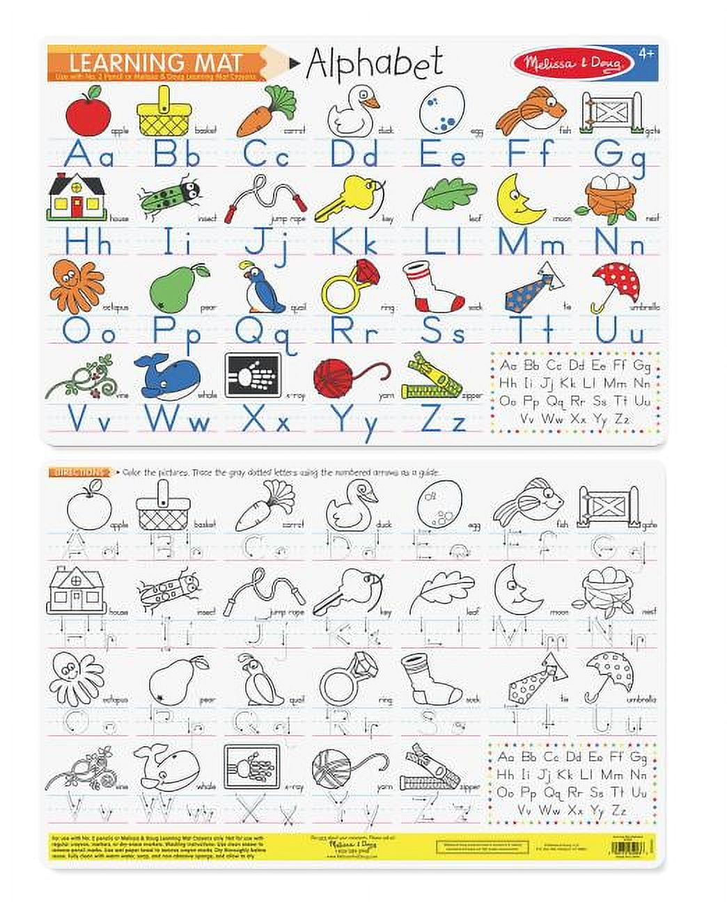 Alphabet Write-A-Mat (Bundle of 6) - Walmart.com