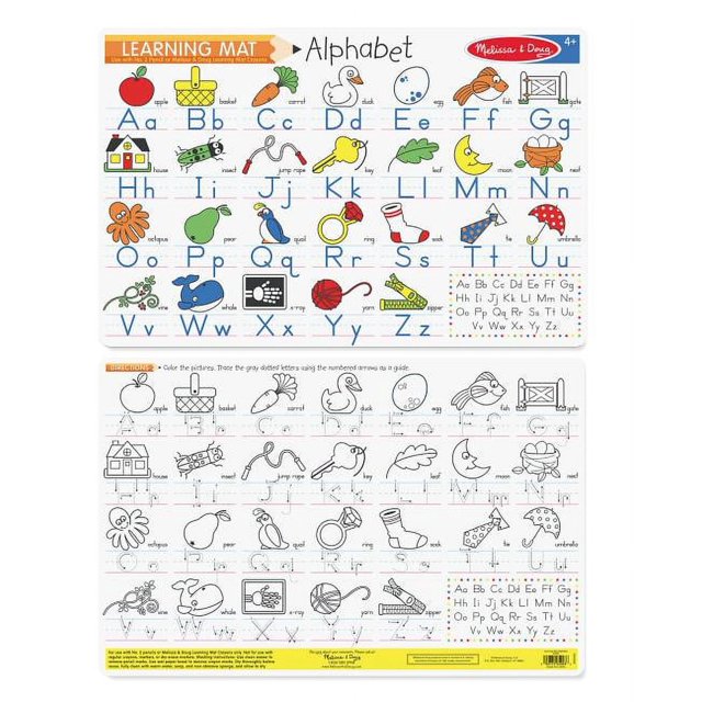 Alphabet Write-A-Mat (Bundle of 6) - Walmart.com