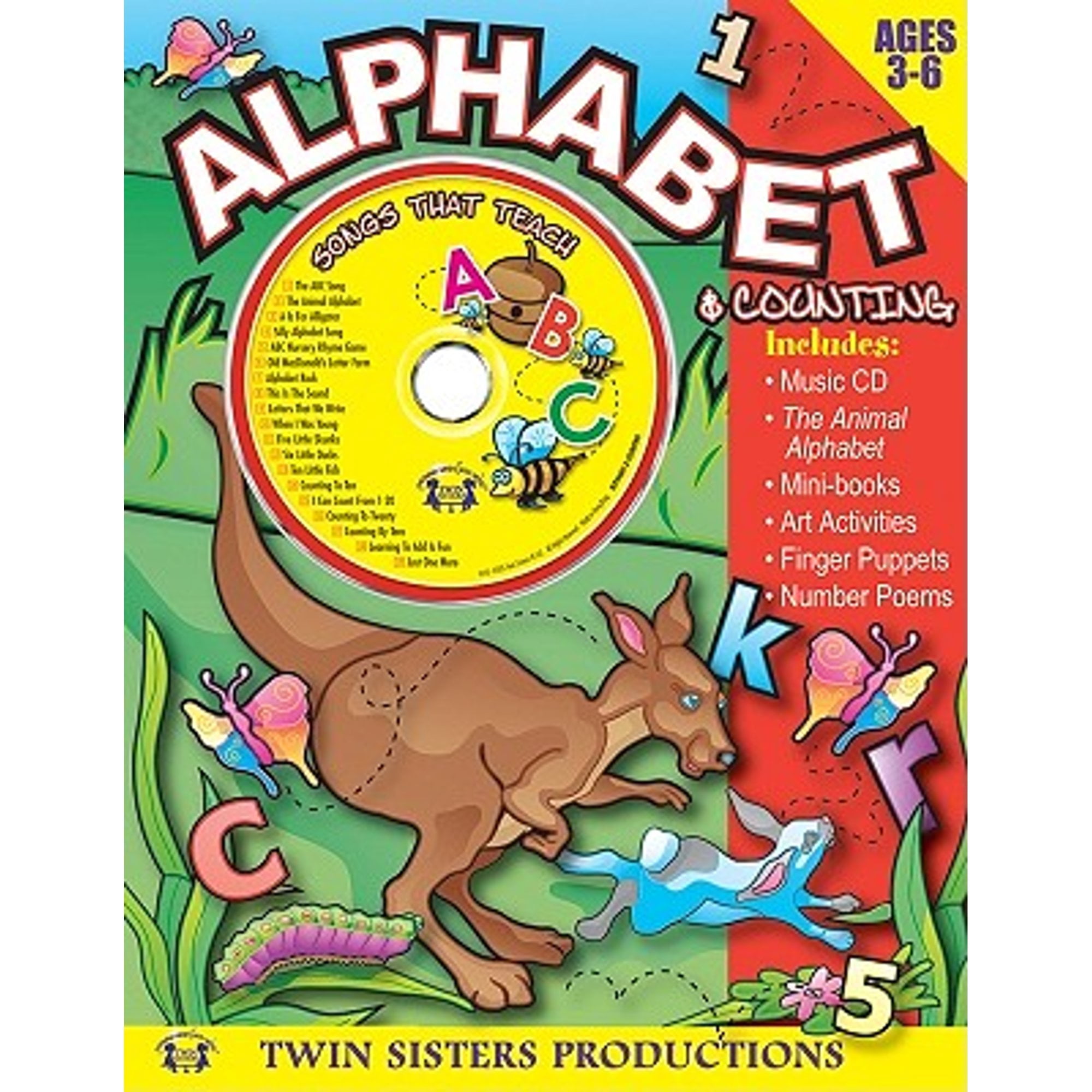 Pre-Owned Alphabet & Counting for Ages 3-6 (Early Childhood Learning, 4 ...