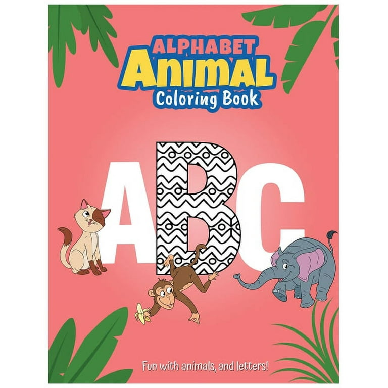 animal alphabet coloring book spizzirri