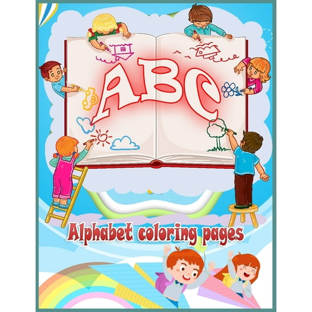 Alphabet book coloring pages : Letter Tracing, Coloring Book and ABC ...