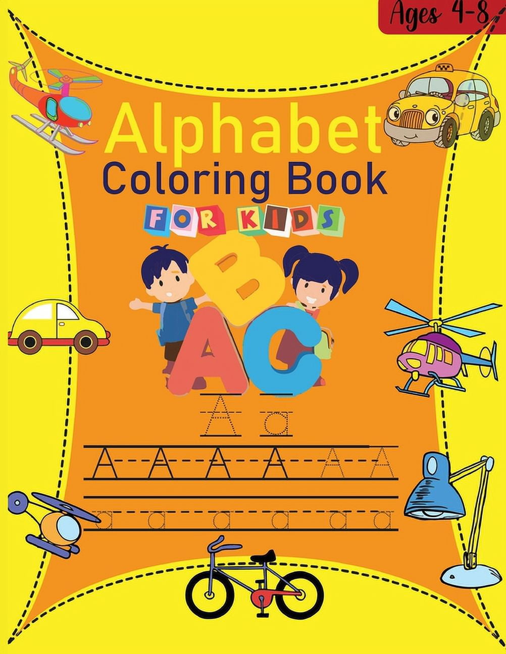 Alphabet coloring book for kids : Amazing Alphabet Coloring Book for ...