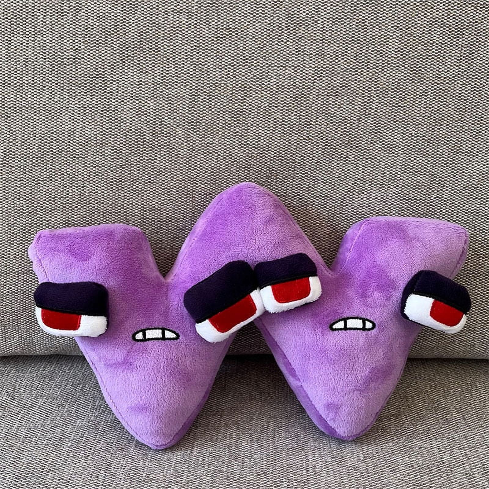 Alphabet plush doll letters W20cm - Walmart.com