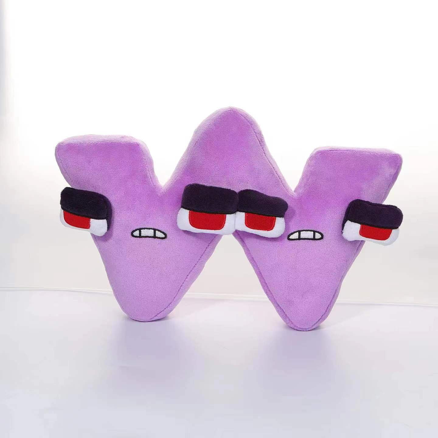 Alphabet plush doll letters W20cm - Walmart.com