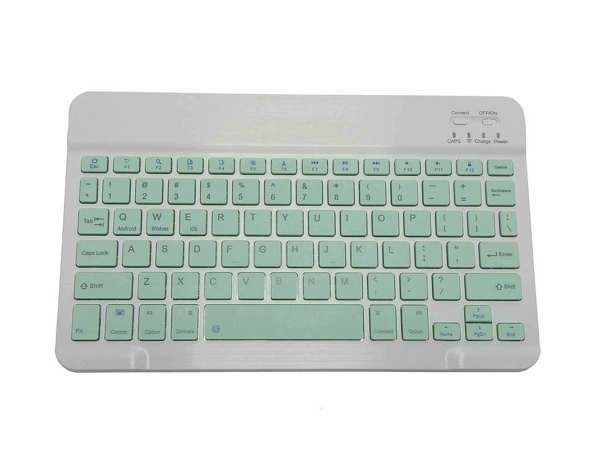 Alphabetec Slim small wireless keyboard portable design, low noise keys ...