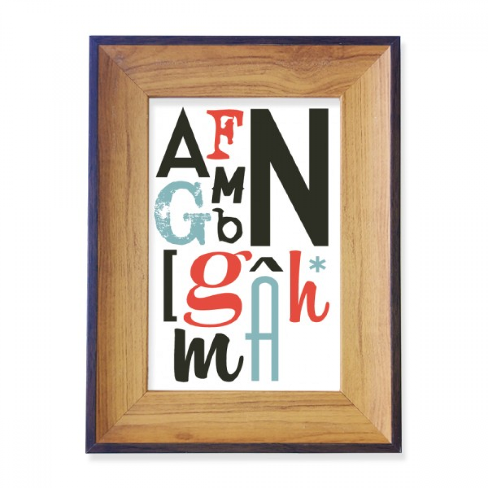 Alphabets Stylish Quote Handwrite Photo Frame Exhibition Display Art ...