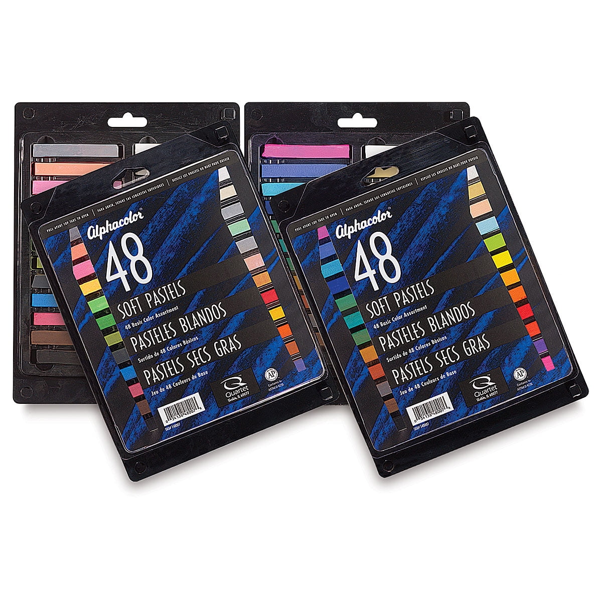 Alphacolor Soft Pastels - Basic Colors, Set of 48 - Walmart.com