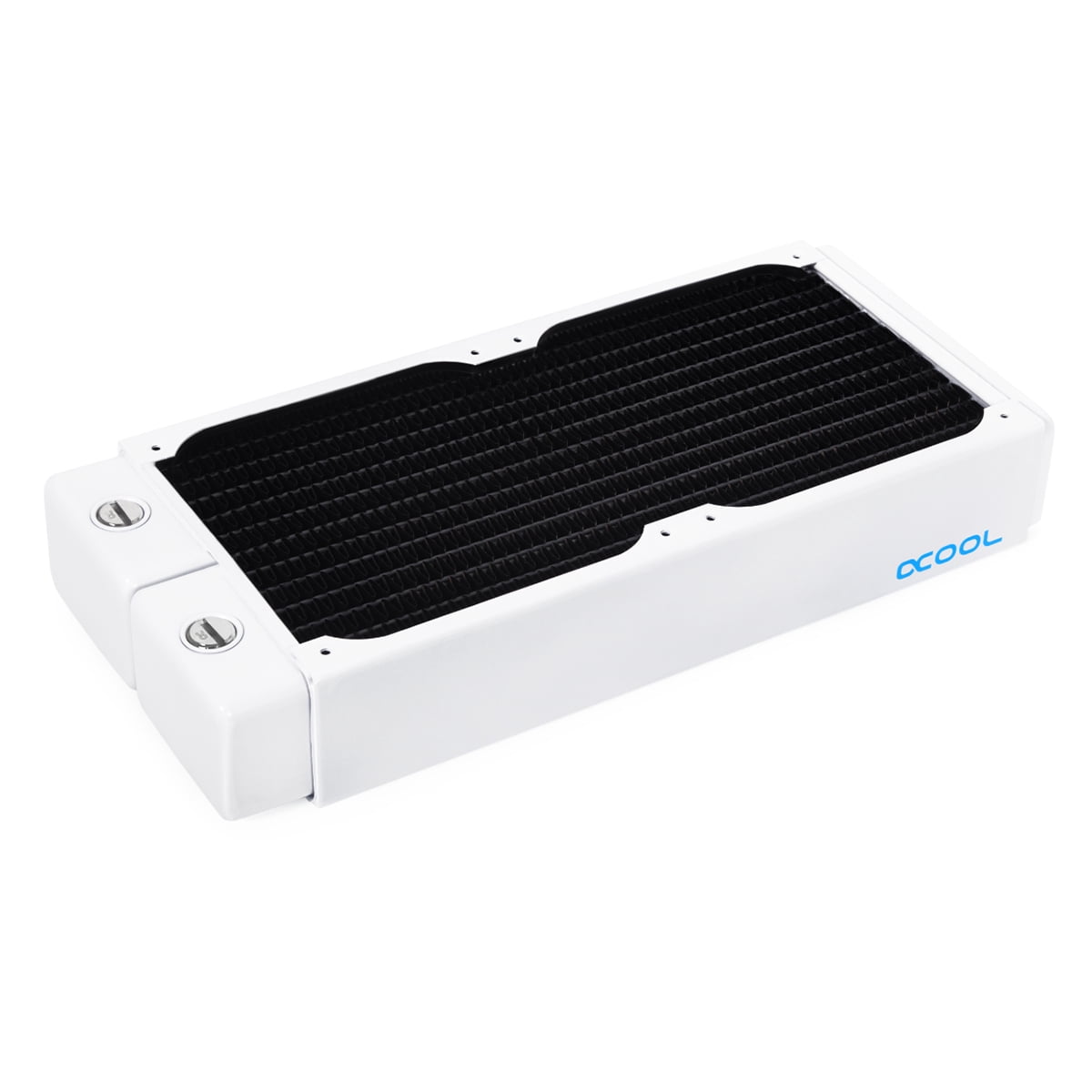 Alphacool NexXxos XT45 Full Copper 240mm Radiator V.2, 120mm x 2, Dual ...